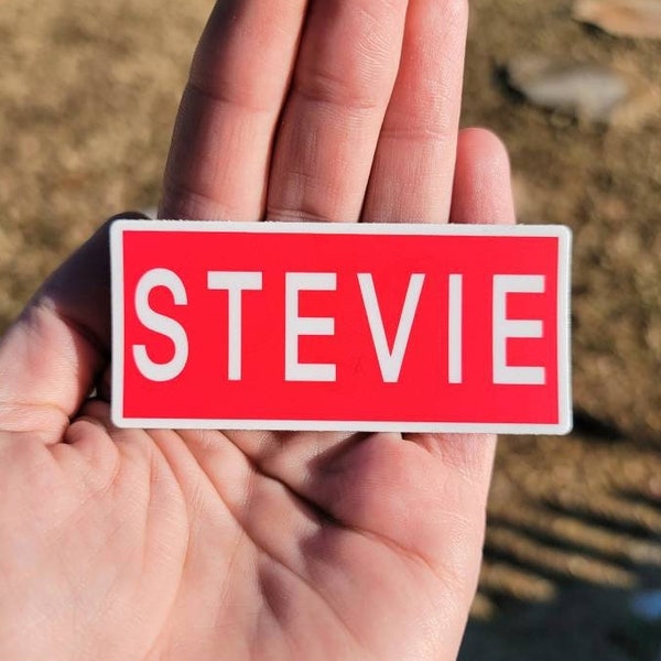 Name Tag Stickers - Etsy