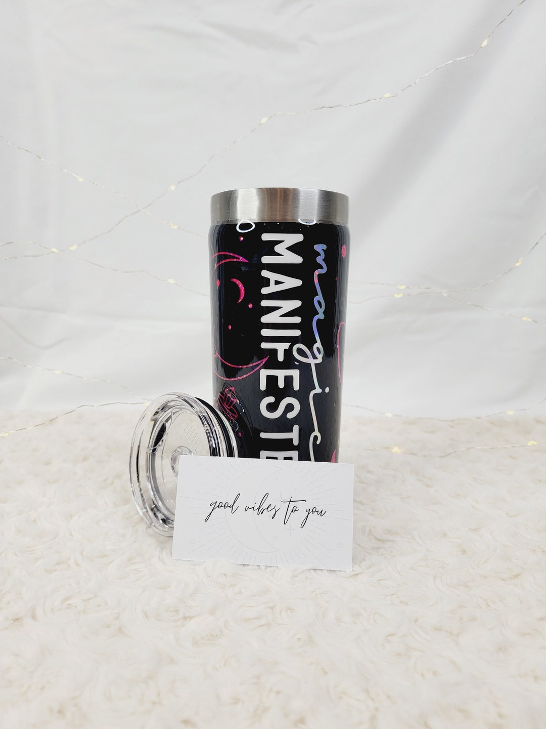 Magic Manifester Symbol Reusable Eco Friendly 20 Ounce Coffee Cup Gift ...