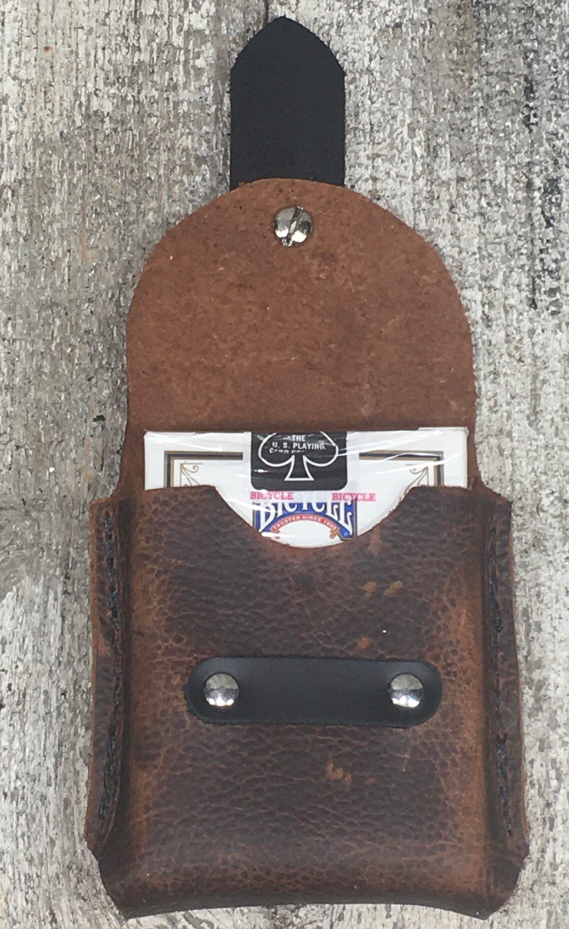 Playing Cards With Leather Belt Case - Etsy