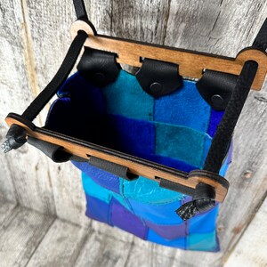 Leather Patchwork Hedeby Shoulder Bag Purse Viking Norse - Etsy