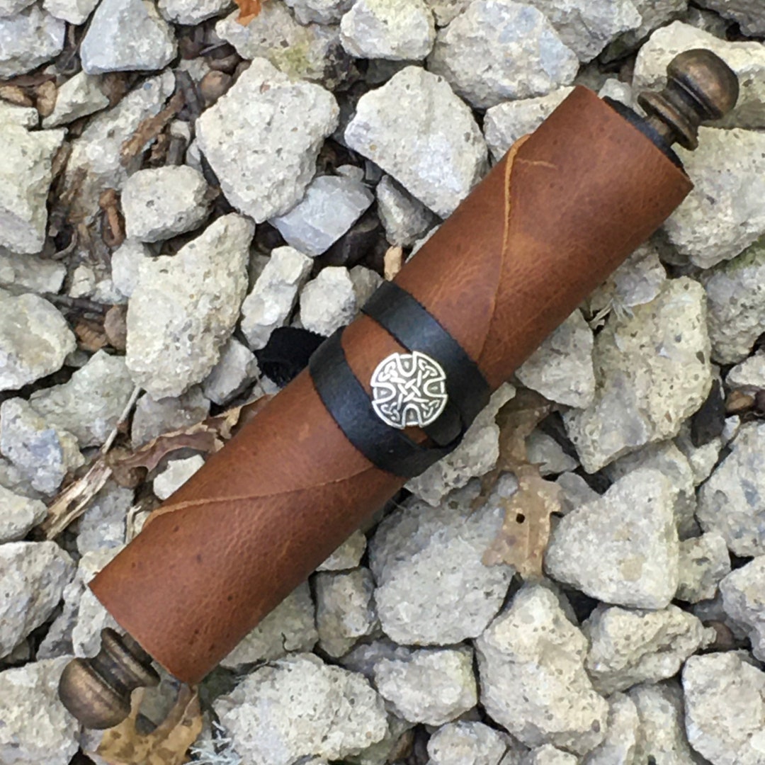 Large Leather Parchment Scroll - Etsy