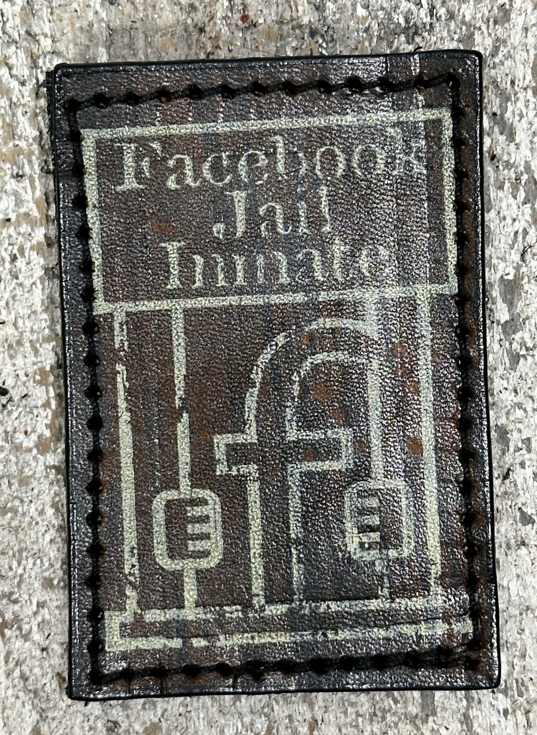 Leather Morale Patch Facebook Jail Inmate Velcro 2’x3’ - Etsy