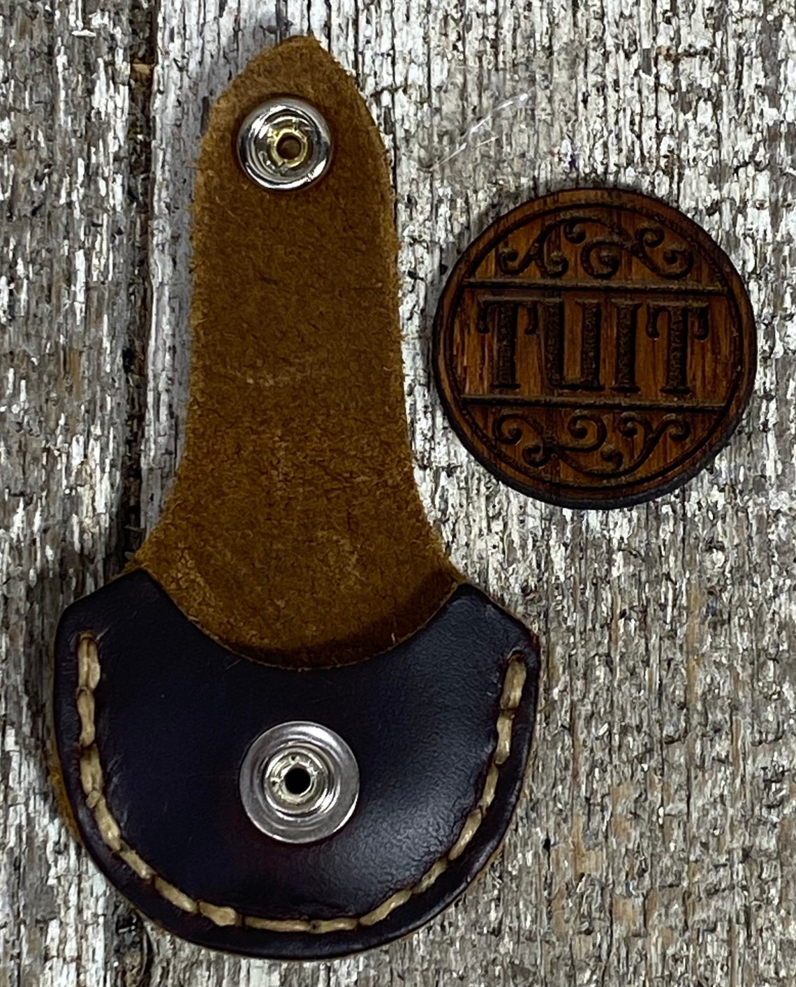 Round TUIT Token Coin With Leather Pocket Slip Challenge Coin - Etsy