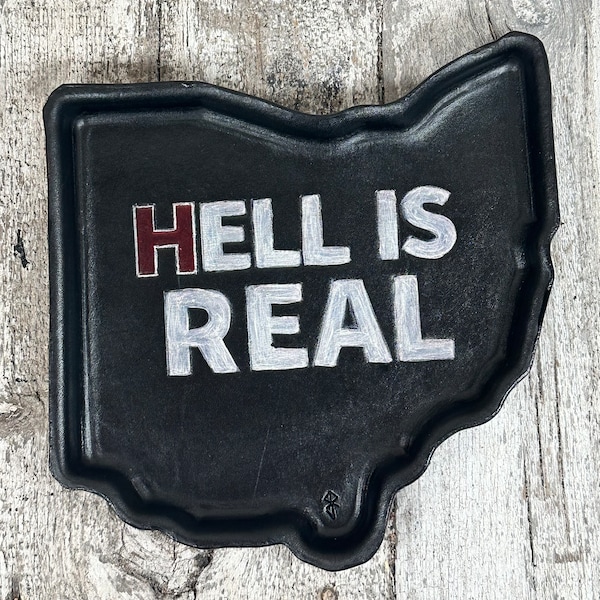 Hell is Real Sign - Etsy