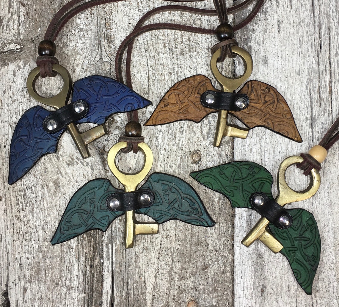 Magic Key Sprites Leather Skeleton Key - Etsy