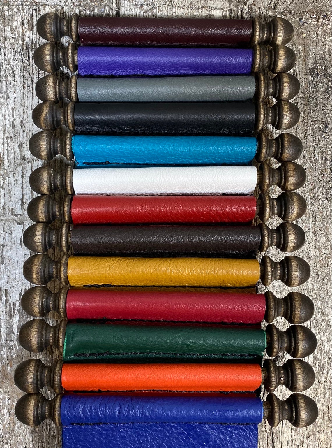 Leather Mini Pocket Scroll Parchment COLORS - Etsy
