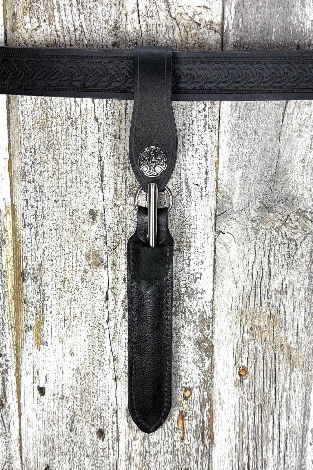 Leather Straw or Chopsticks Holder, Available With or Without a Straw ...