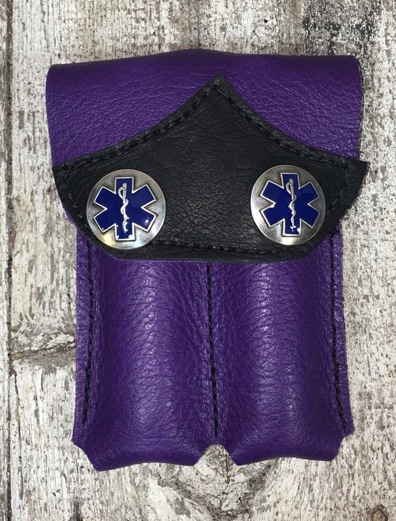 Leather DOUBLE Epipen Epi Pen Belt Case Medical Celtic Kilt - Etsy