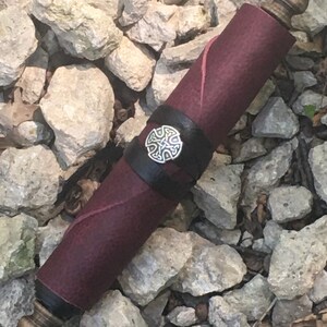 Large Leather Parchment Scroll - Etsy