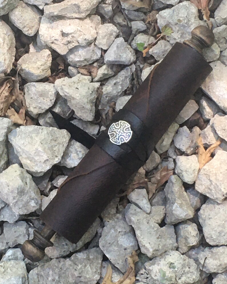 Large Leather Parchment Scroll | Etsy