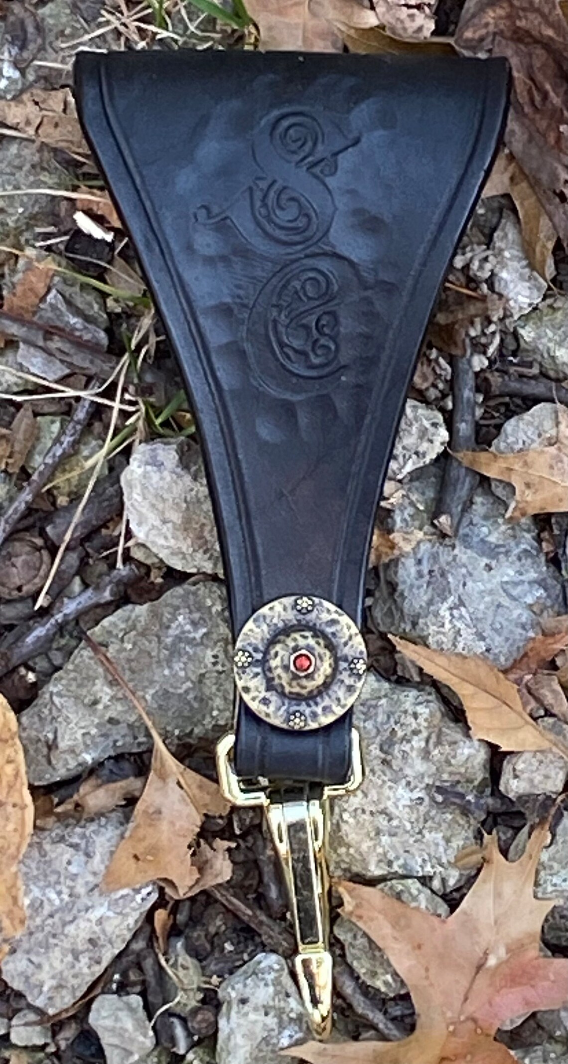 Santas Magic Key Holder Clip Leather Christmas - Etsy