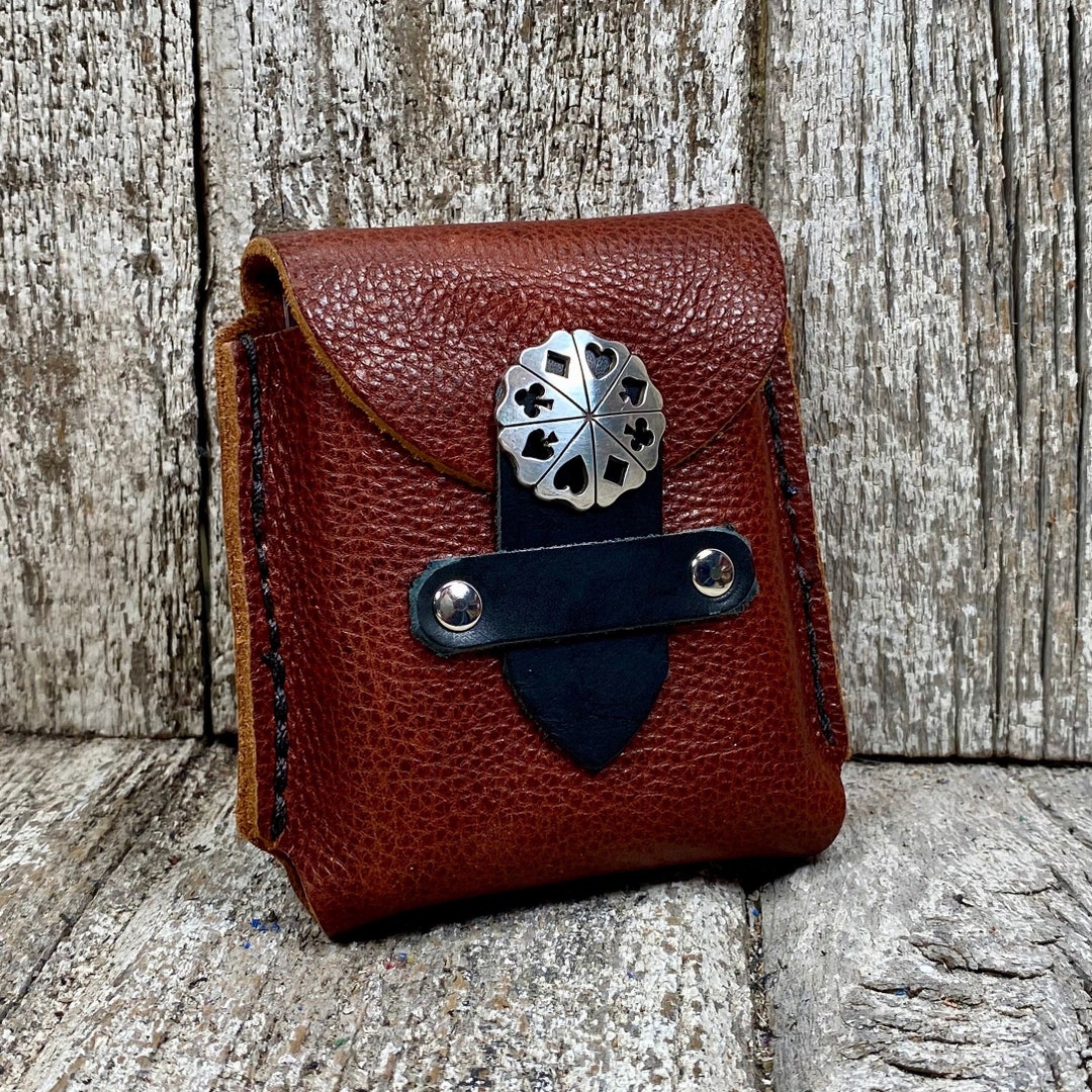 Playing Cards With Leather Belt Case - Etsy