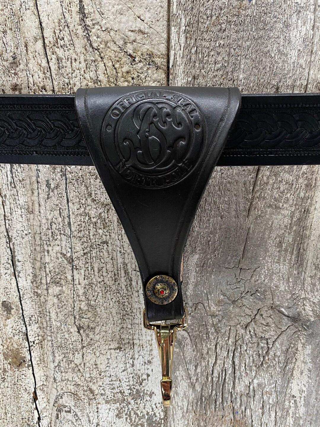 Santa’s Magic Key Holder Clip Leather Christmas - Etsy