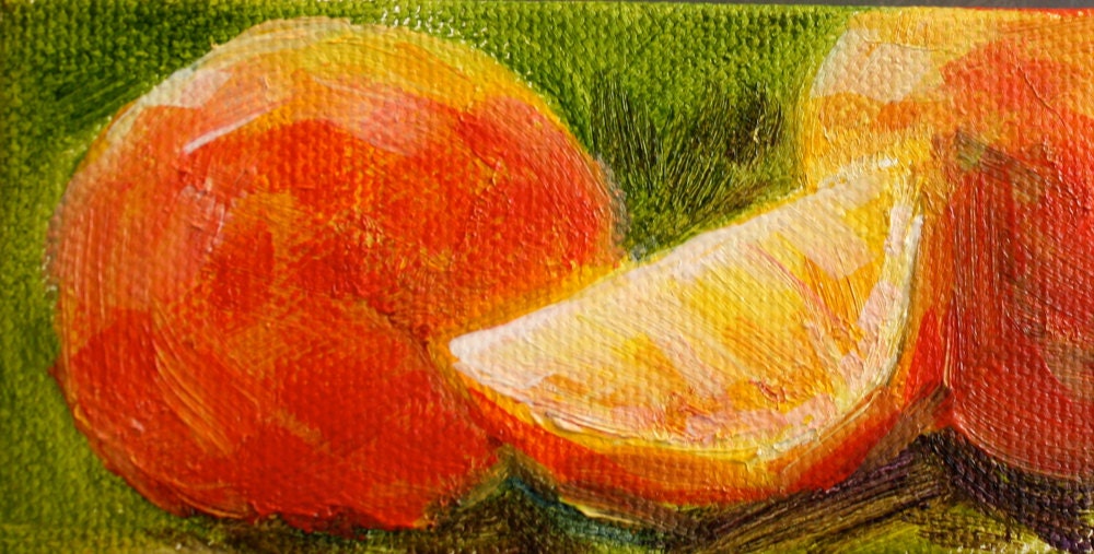Bodegón frutas - naranjas originales de la pintura al óleo - pintura ...