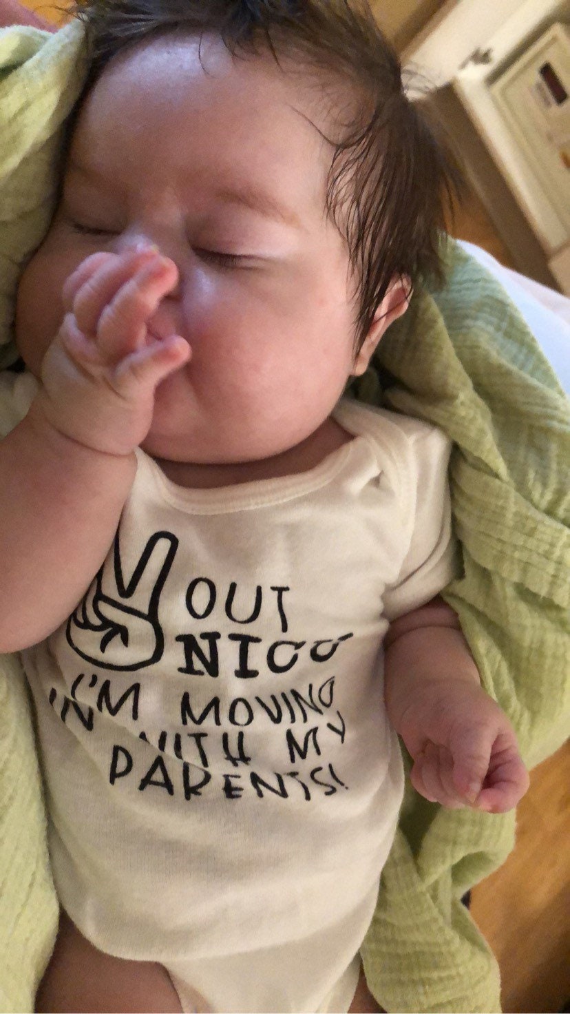 Peace Out NICU I’m Moving in With My Parents! Onesie. NICU Graduate - Etsy