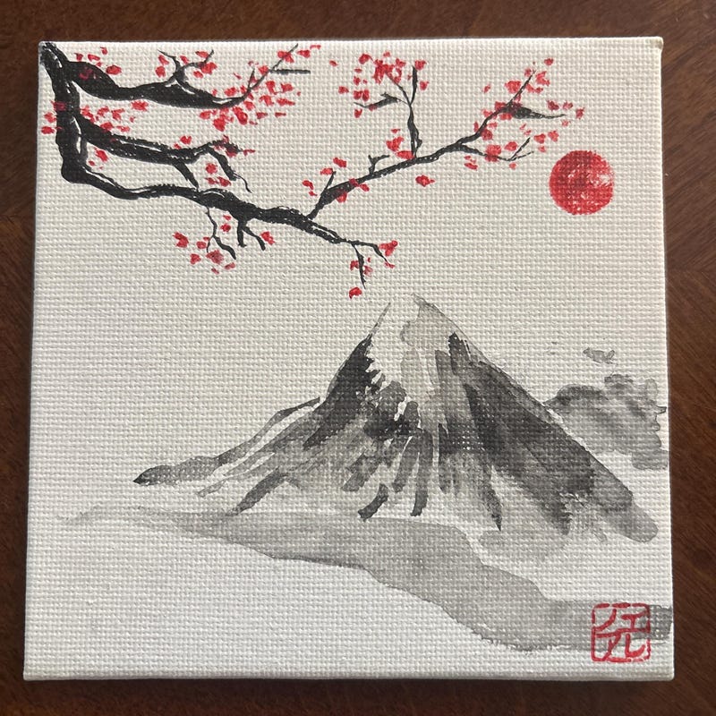 Sumi Ink Painting - Etsy