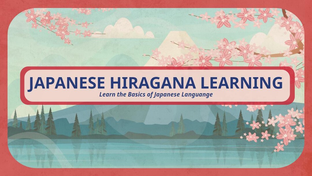 Learn Japanese Hiragana - Editable Canva Presentation Template for ...