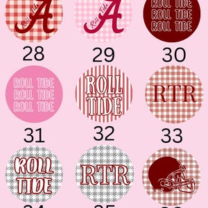 University of Alabama Gameday Buttons Sorority - Etsy