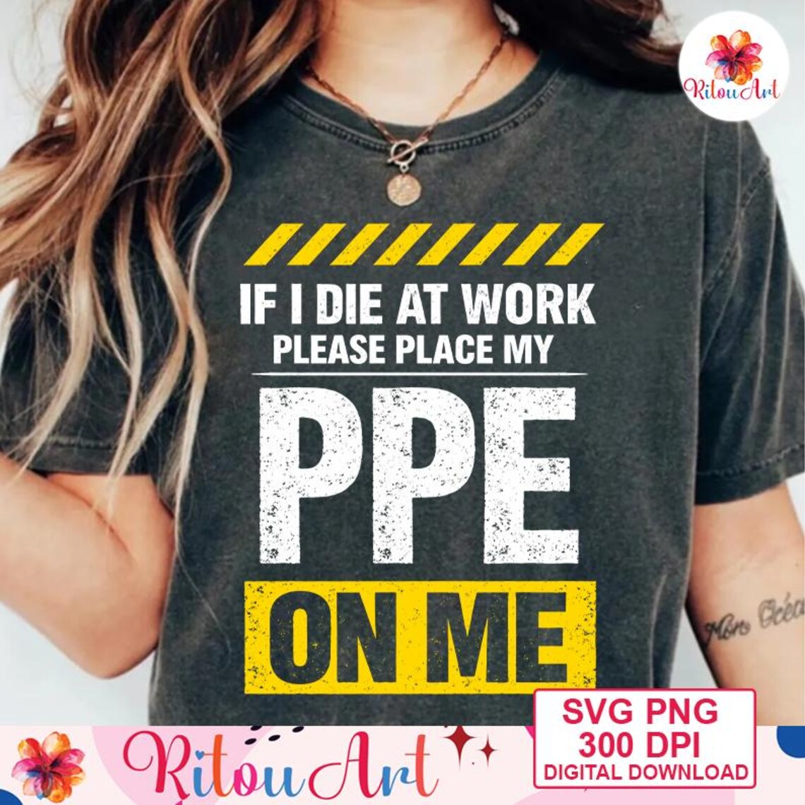 Funny Construction Worker PPE Design, Sarcastic Safety Humor (digital ...