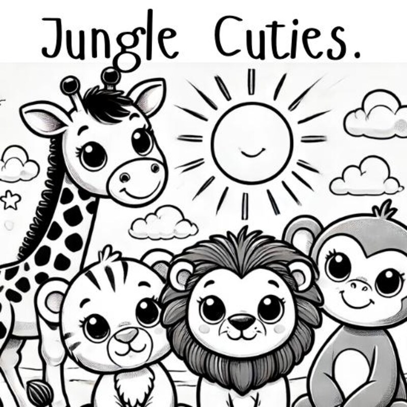 Mini Coloring Book - Etsy