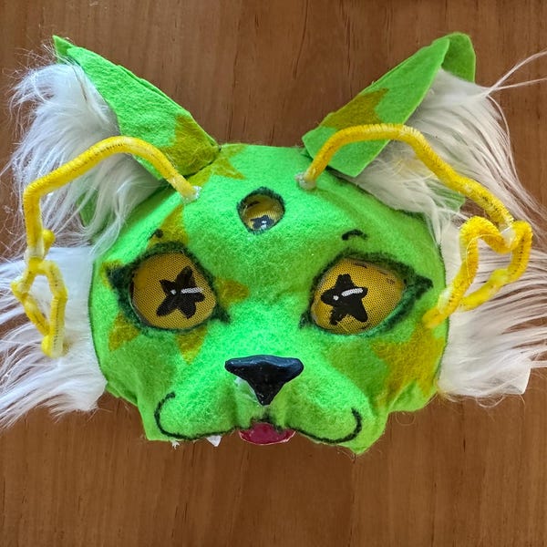 Therian Mask Alien Cat - Etsy