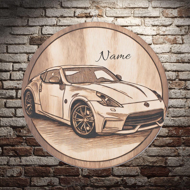 Wood Signs, Custom Car Wood Sign, Personalized Wooden Plaque, Garage ...