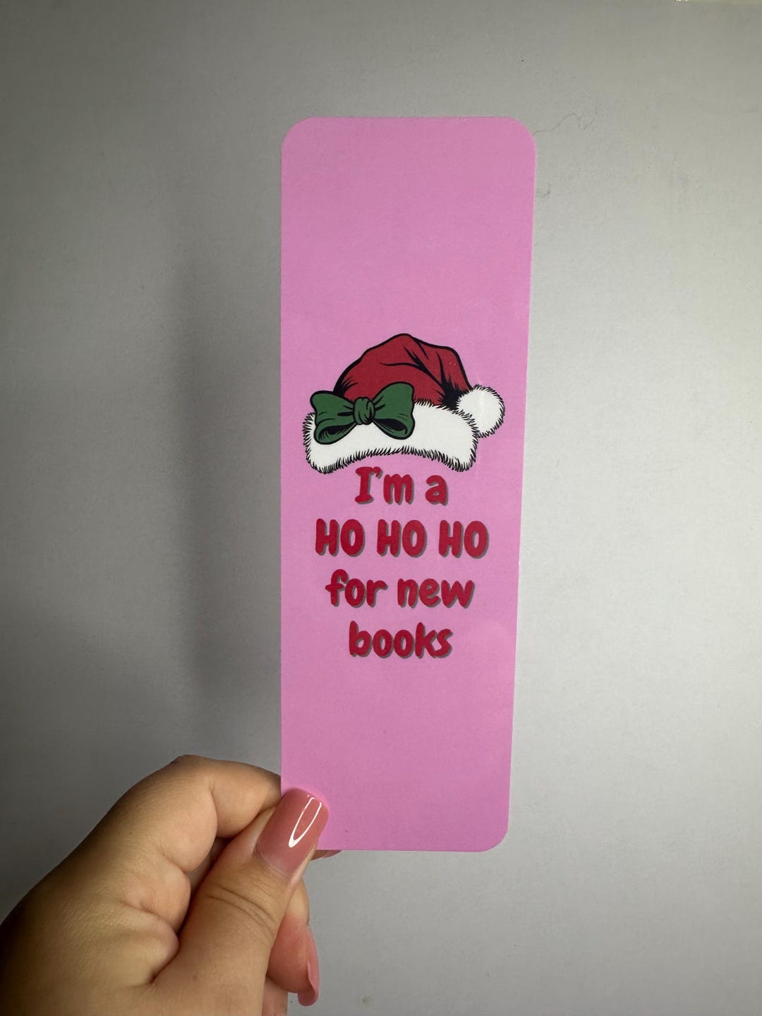I'm a HO HO HO for New Books Christmas Rectangle Bookmark - Etsy