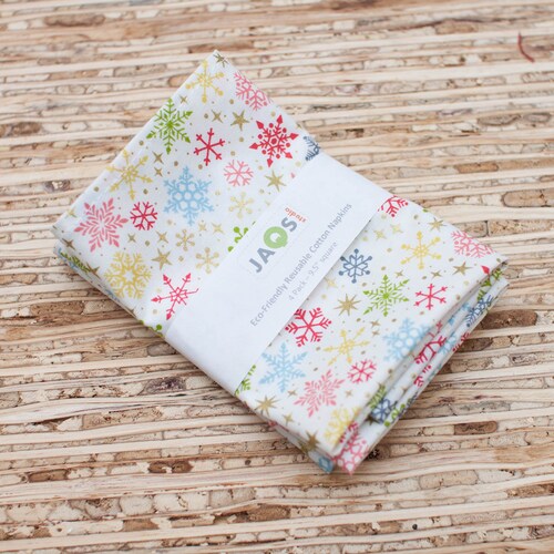 Small Cloth Napkins Set of 4 n869s Blue Tile Modern - Etsy