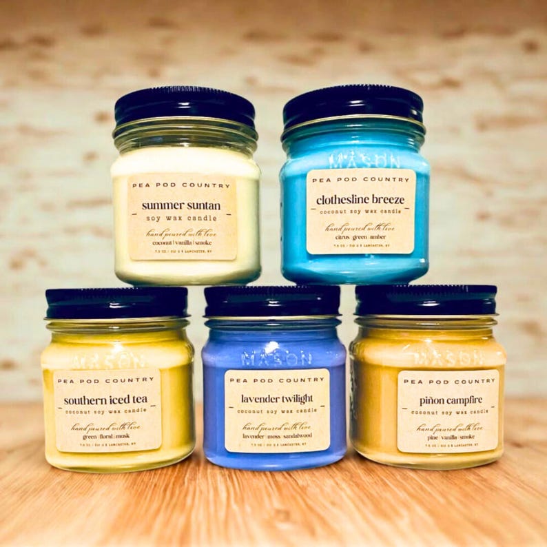 Piñon Campfire Candle: Pine, Smoke & Cedar Scented Soy Wax - Etsy