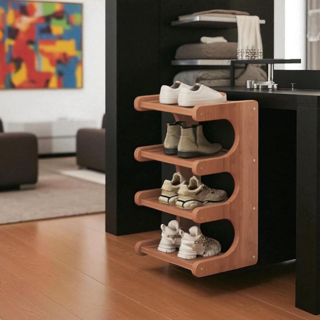 Spacenest Corner Shoe Rack – Slim Multi-tier Organizer for Entryways ...