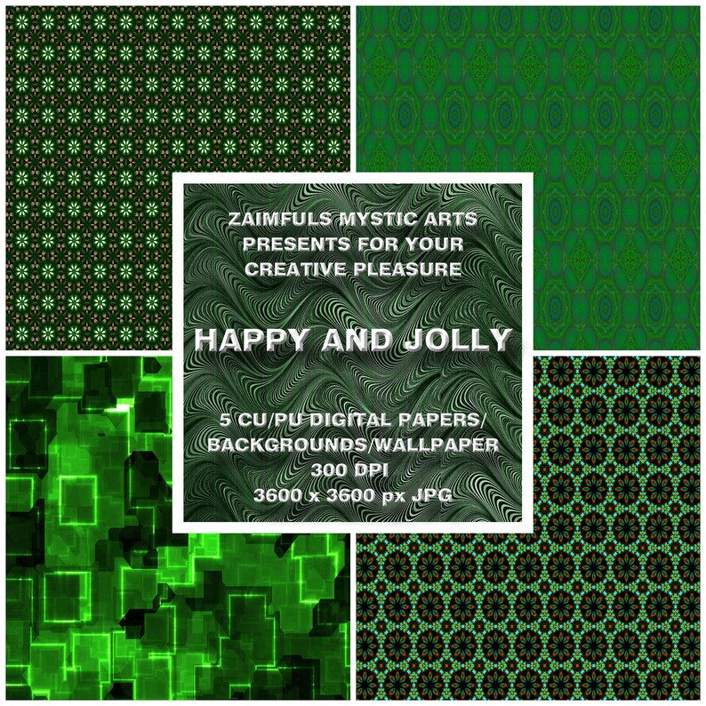 Happy and Jolly - Digital Paper/wallpaper/backgrounds - Etsy