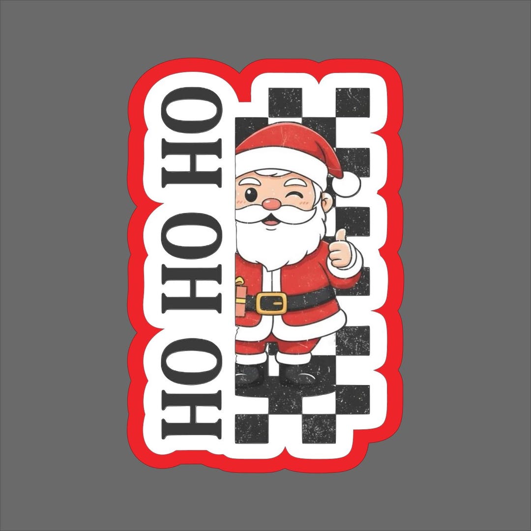 Vertical HO HO HO Image to Add to Scrapbook Page - Etsy