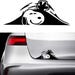 Snoopy Peeking Car Decal, Black Vinyl Sticker, 8 X 3 Inches - Etsy UK