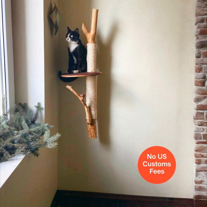 Natural Branch Cat Tree - Etsy