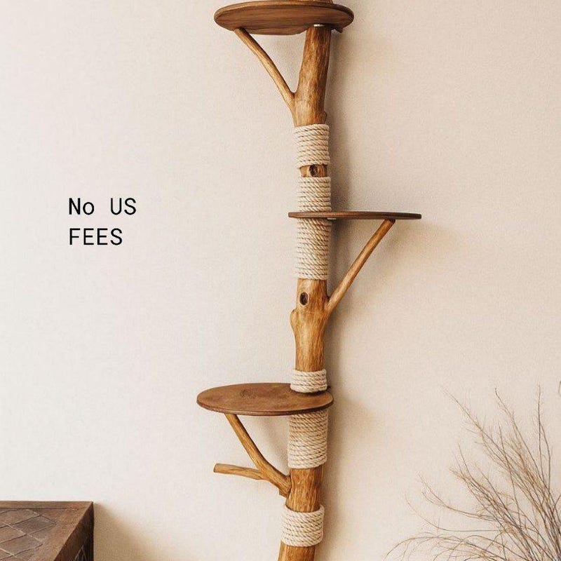 Natural Branch Cat Tree - Etsy