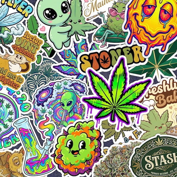 Weed Stickers - Etsy