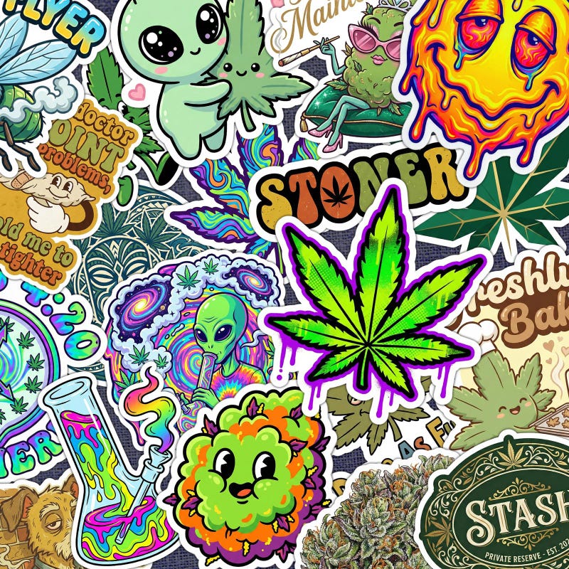 Weed Stickers - Etsy