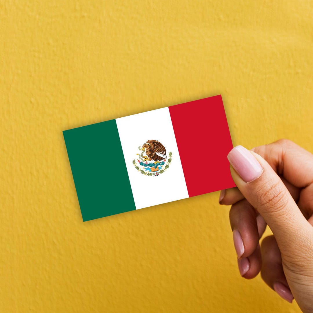 Mexico Flag Sticker, Proud Latino Decals, Phone, Planner Stickers - Etsy