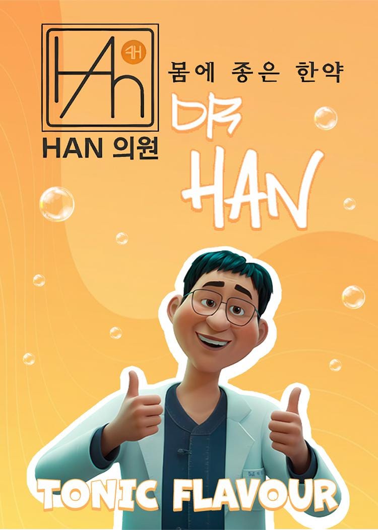 Kpop Demon Hunters, Dr. Han's Tonic Drink Wrapper, Gogo Squeez ...