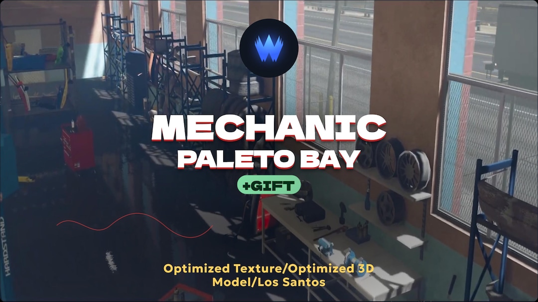 Fivem MLO — Paleto Bay Mechanic Shop | Garage & Tuning | Esx/qbcore ...
