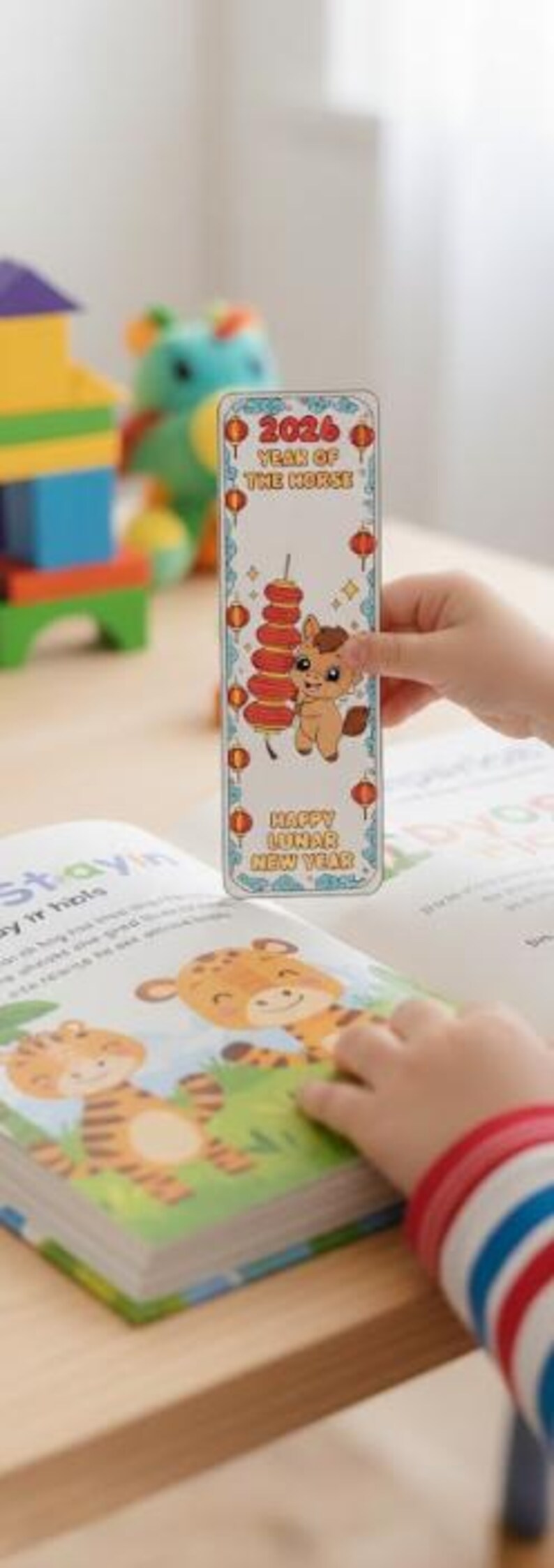 Lunar New Year 2026 Year of the Horse Coloring Bookmarks Chinese Zodiac ...