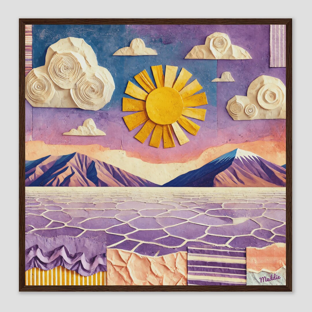 Salar De Uyuni Salt Flats Wall Art Print - Etsy