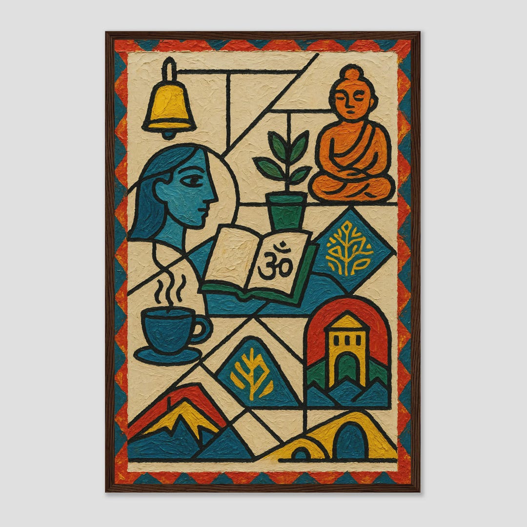 Boulder Colorado Cubist Abstract Art Print - Etsy