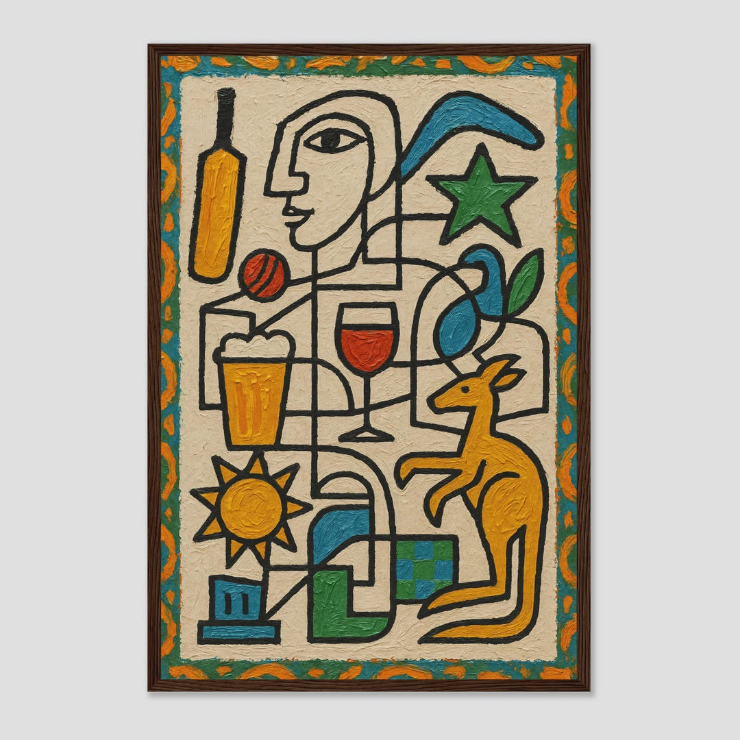 Melbourne Stars Picasso Inspired Wall Art — Big Bash League Team ...