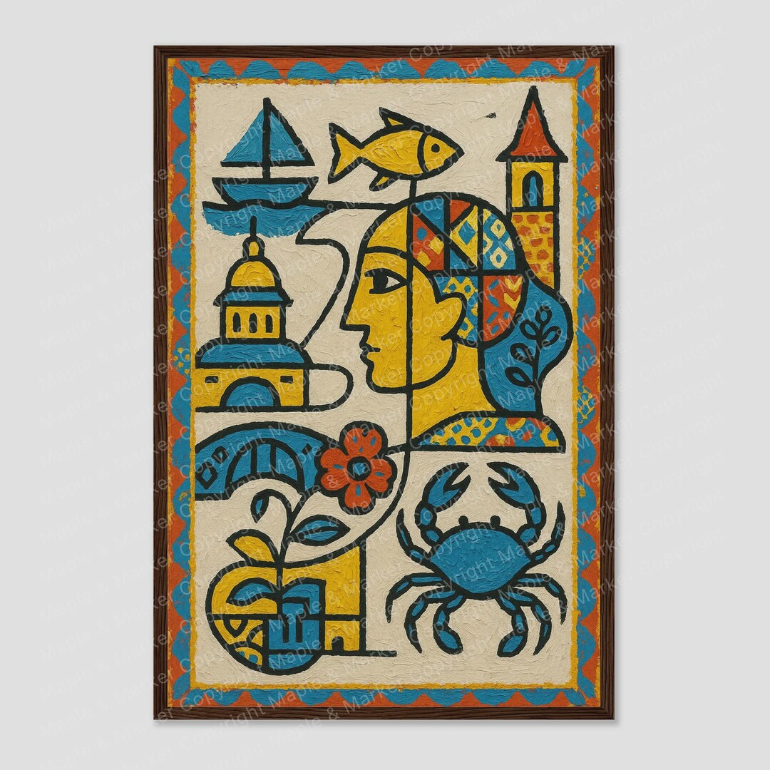 Frederick Maryland Picasso City Wall Art - Etsy