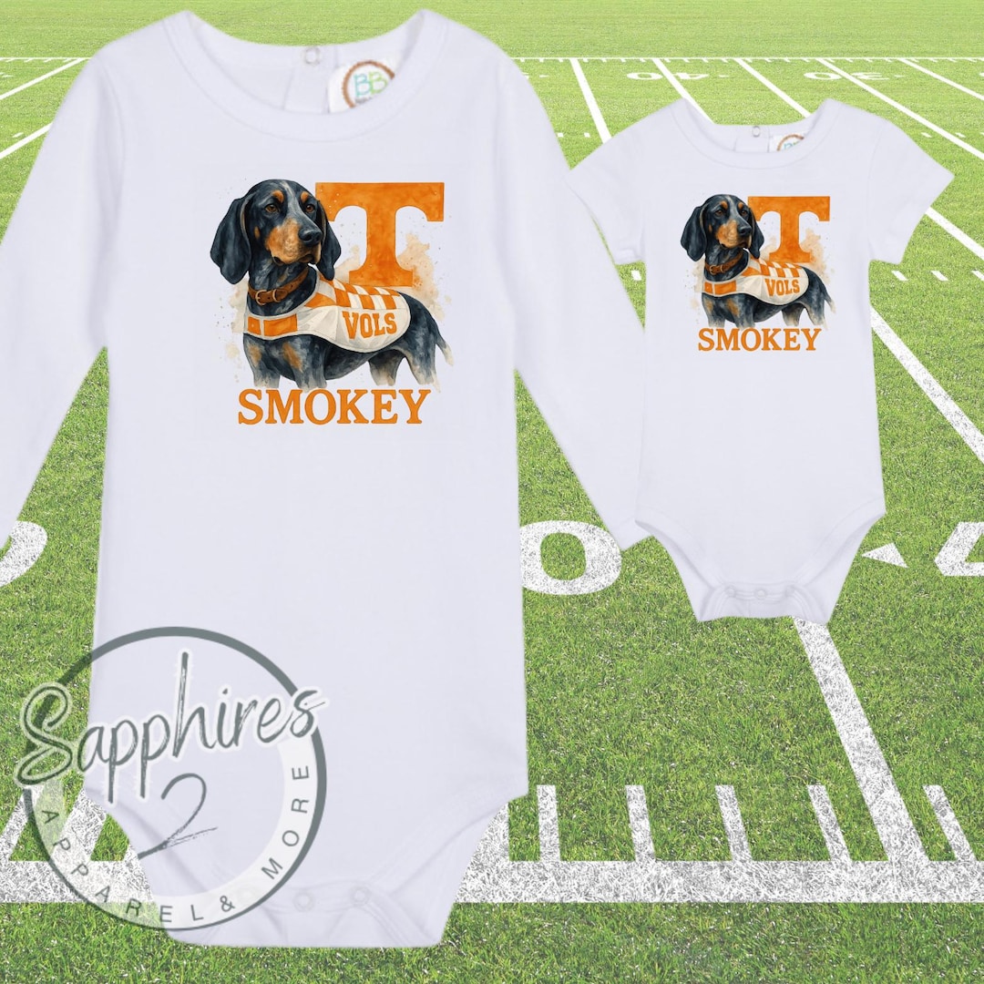 Infant Tennessee Vols / TN Vols Bodysuit / Smokey Infants Bodysuit ...