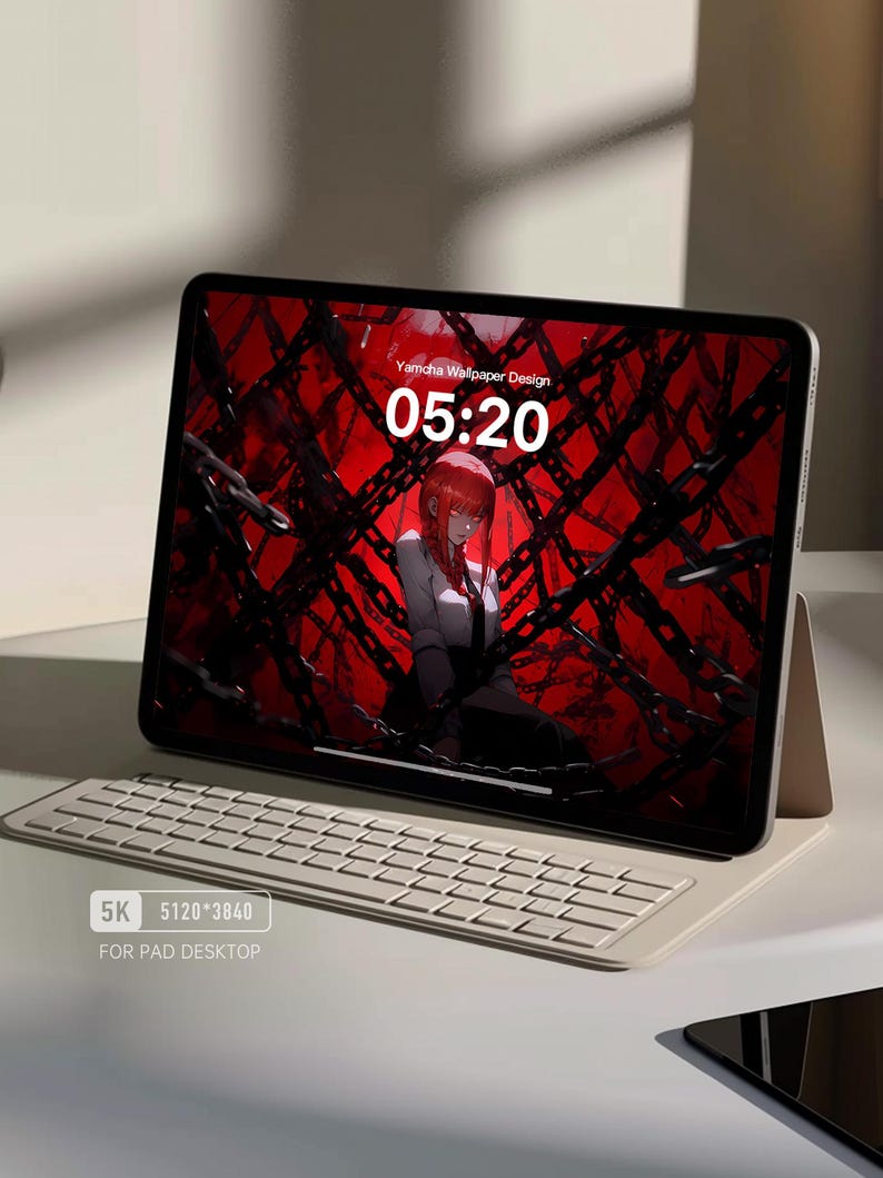 Makima Wallpaper, Chainsaw Man iPhone Wallpaper, Tablet Wallpaper, PC ...