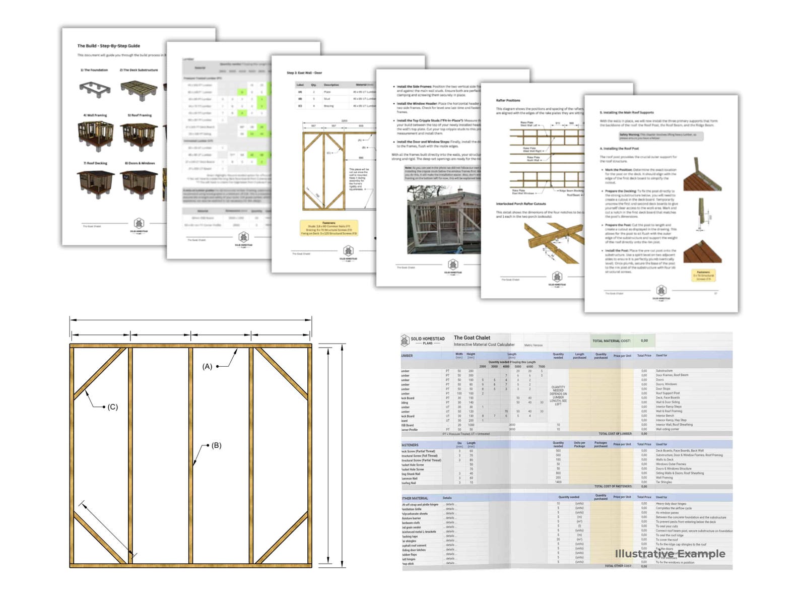 Goat Shelter Plans DIY | Engineer-designed Goat Shed With Storage ...
