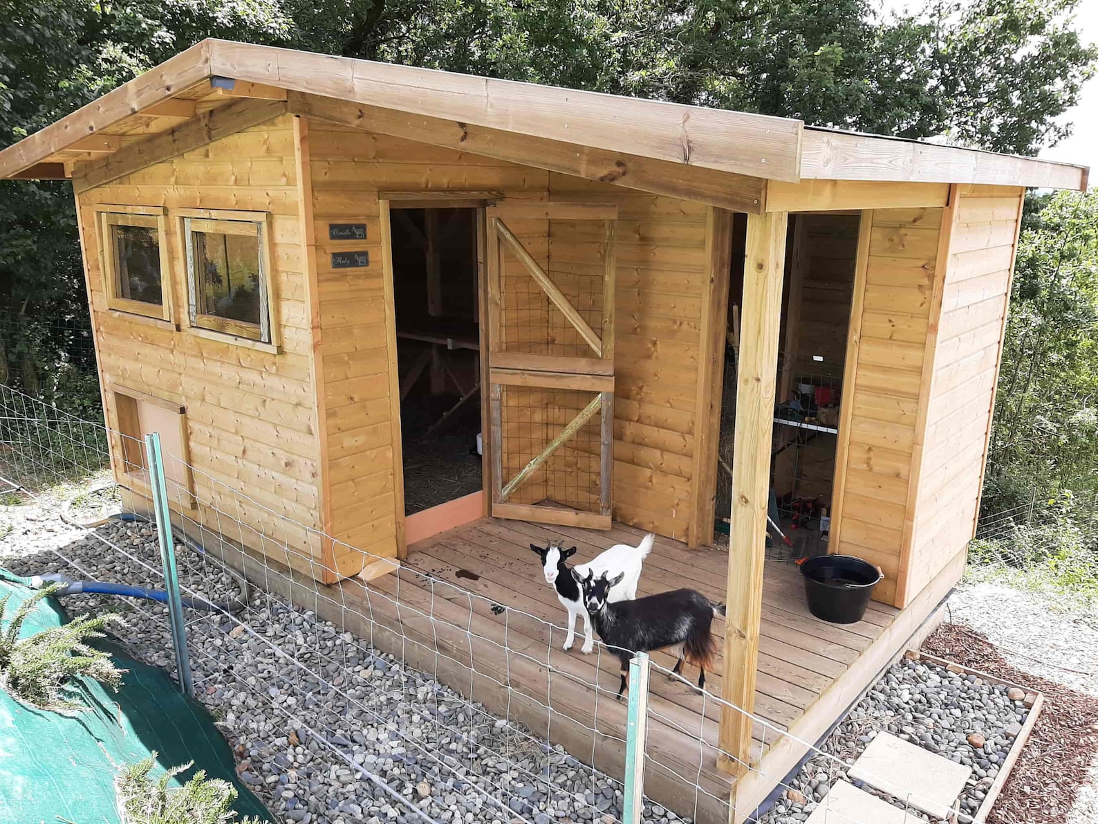 Goat Shelter Plans DIY | Engineer-designed Goat Shed With Storage ...