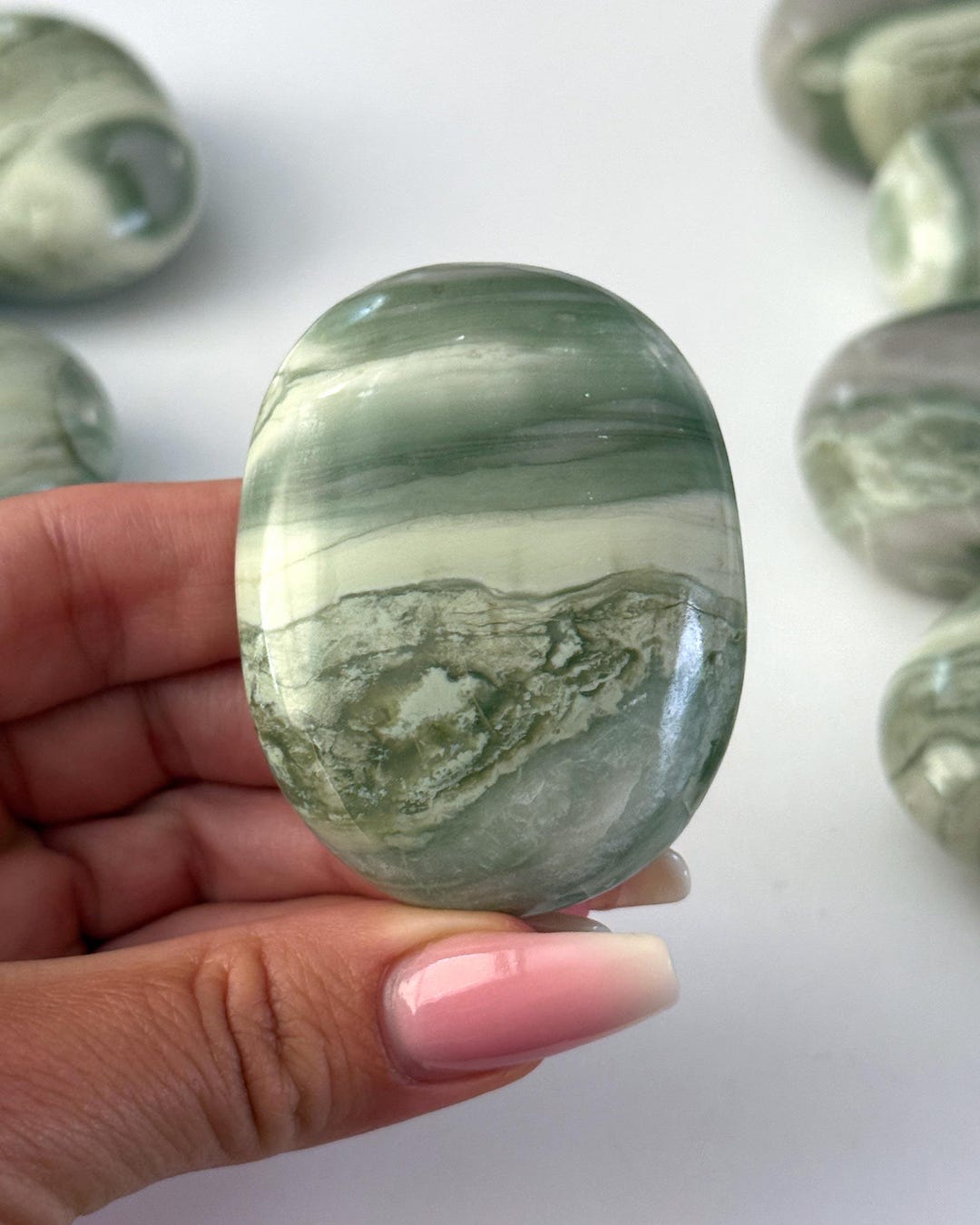 Infinity Serpentine Palm Stone | Kundalini Activation | Rebirth | Earth ...